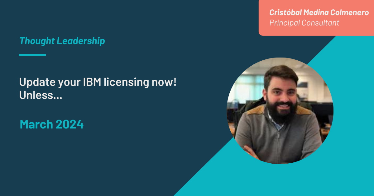 Update your IBM licensing now! Unless... Update your IBM licensing now! Unless...